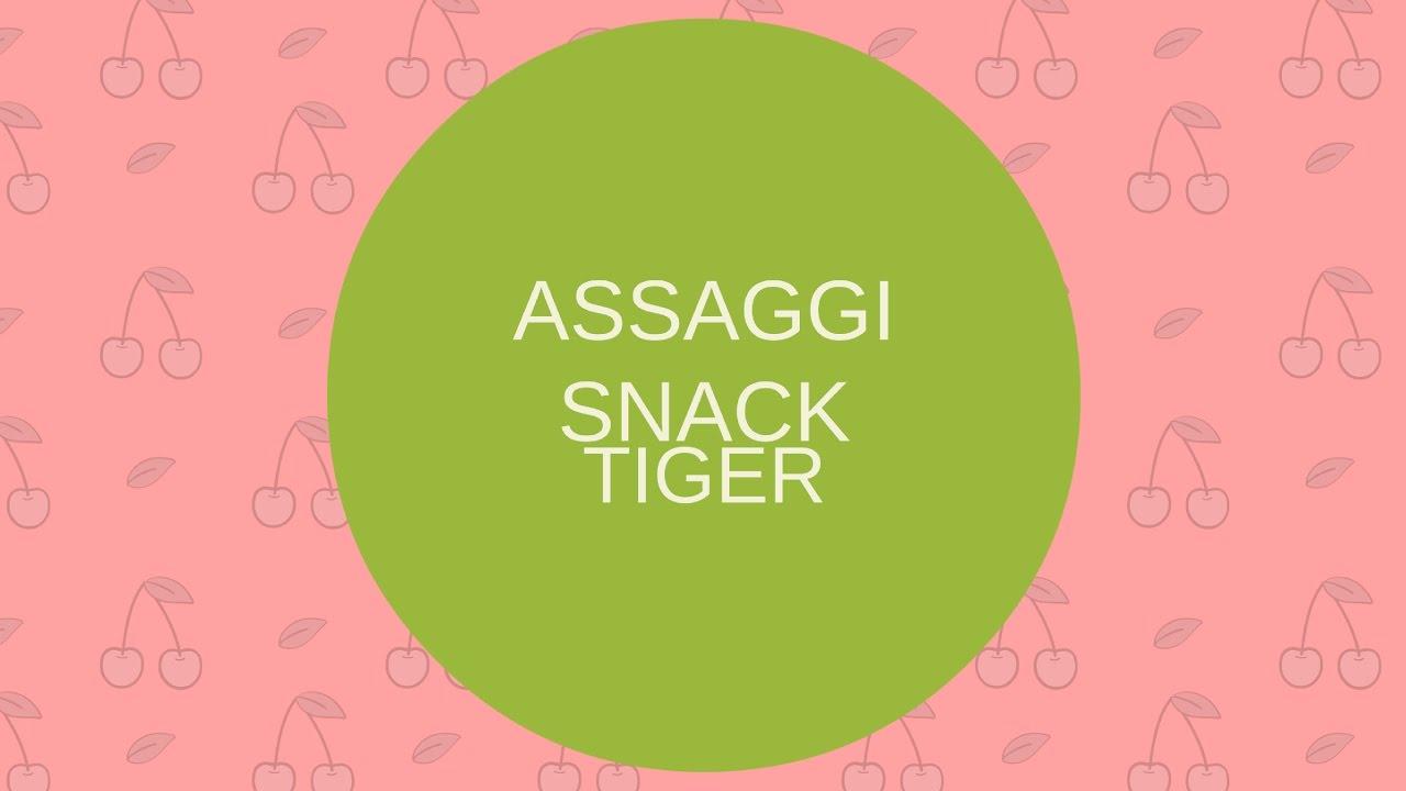 Assaggi Snack Tiger | Divertirsi in cucina - YouTube