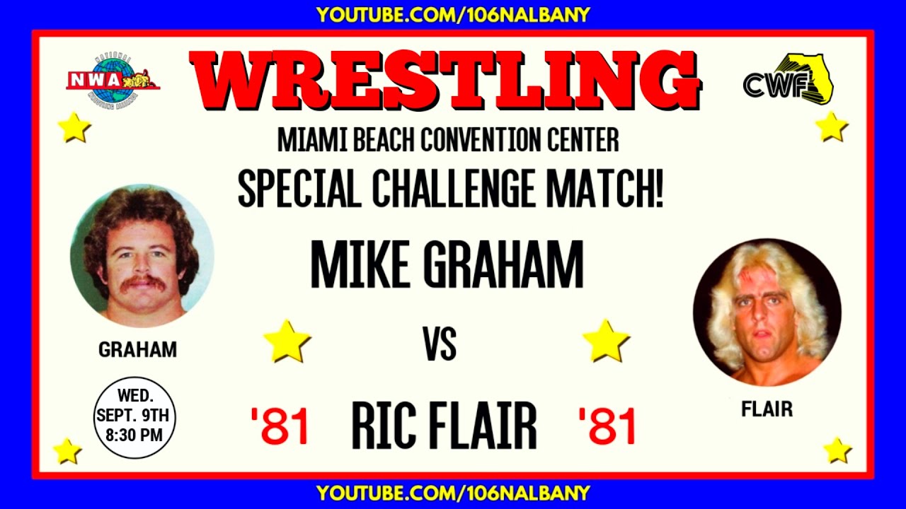 Mike Graham vs Ric Flair (Graham Defeats Flair!) (1981) (Championship ...