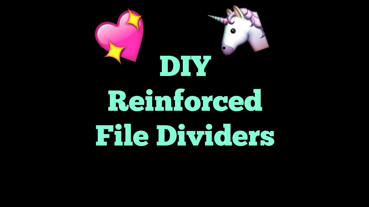 DIY File Dividers THAT WON'T BREAK!! - YouTube