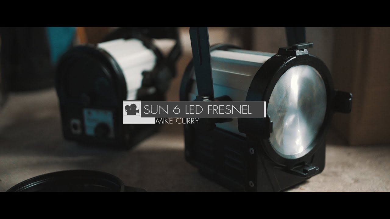 CAMTREE 2pc. SUN 6 LED Fresnel Lights Review - YouTube