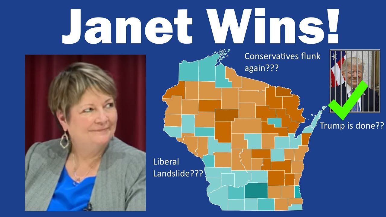 JANET WINS! | Liberals win blowout in Wisconsin while Trump is ...