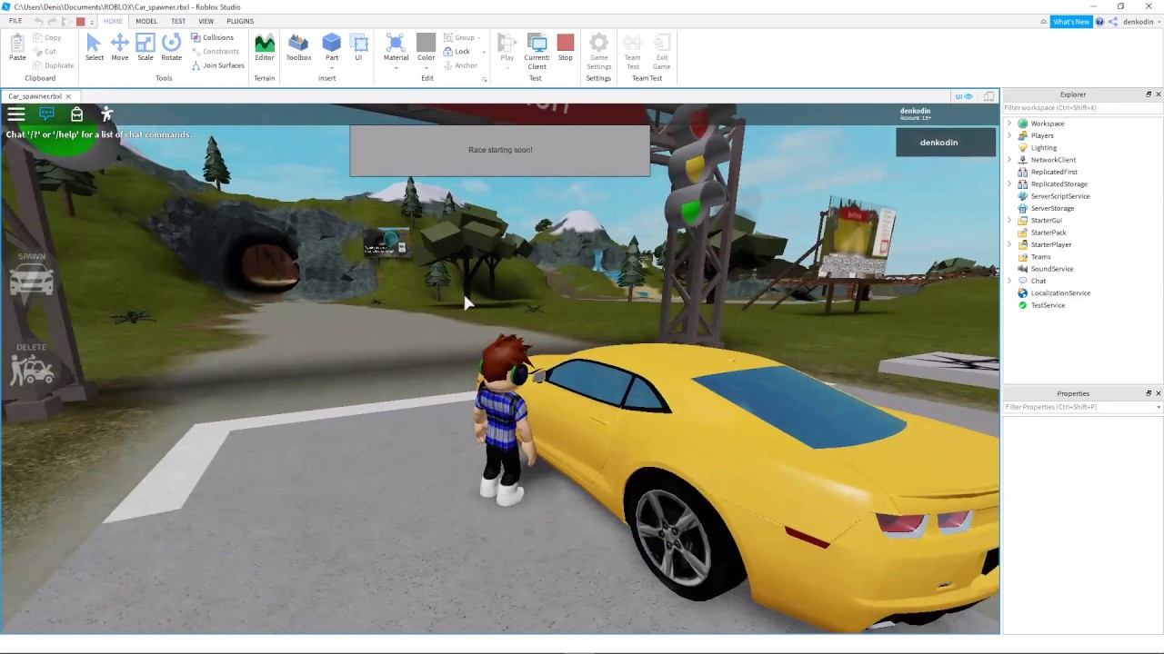 Additional to the video Car spawner: spawn Camaro and Jeep in Roblox ...