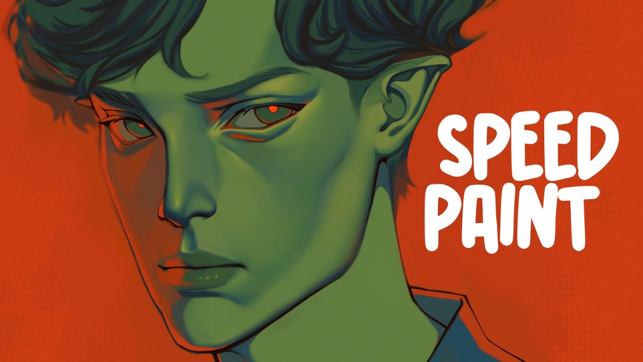 SpeedPaint [CLIPSTUDIO] Joe Ker The Devil Dude - YouTube