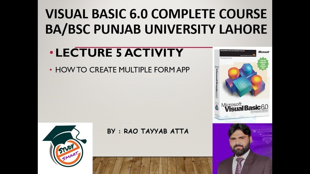 Visual Basic ACTIVITY 5 - How to Create an Application Software in VB6 ...