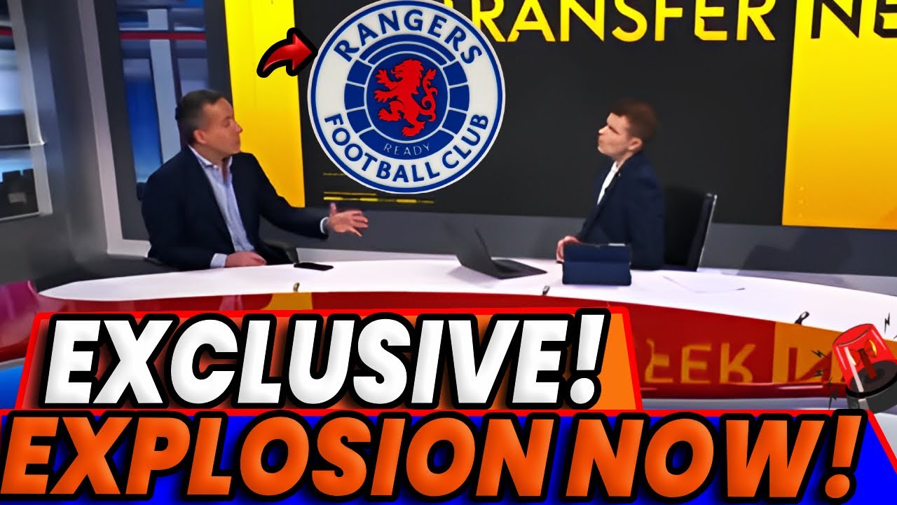 🚨NEWS FLASH! EXPLOSION JUST HAPPENED! RANGERS NEWS TODAY - YouTube