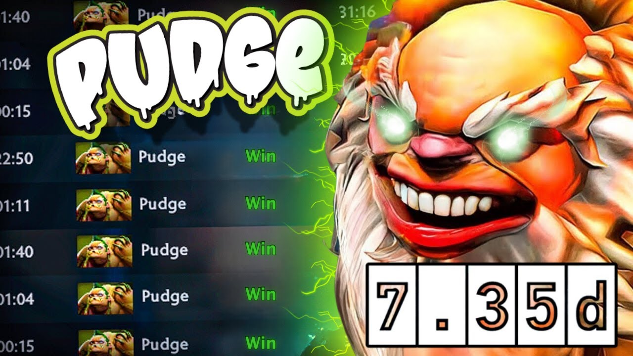 Having a bad start on Pudge in 7.35d? You need to see this Pudge ...