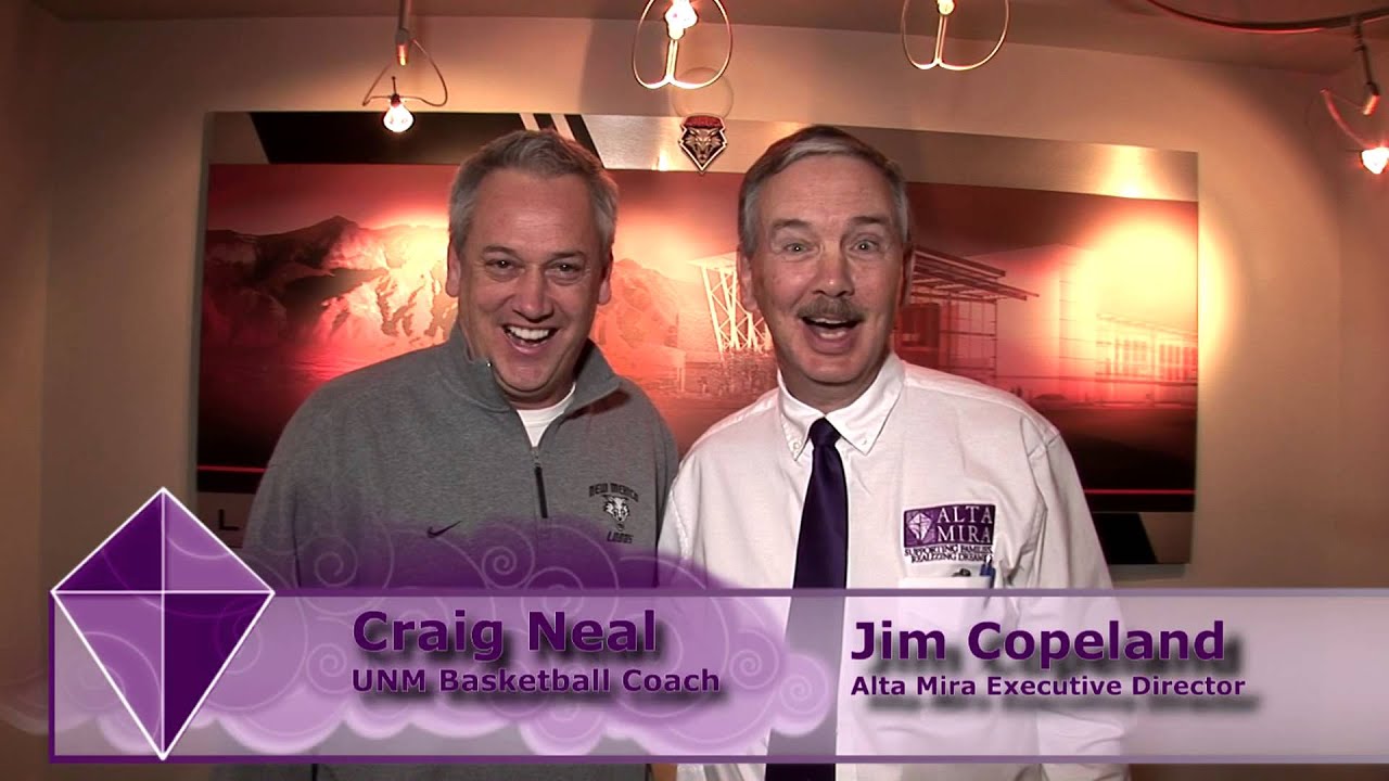 Jim Copeland, Alta Mira Executive Director and Coach Craig Neal, UNM ...