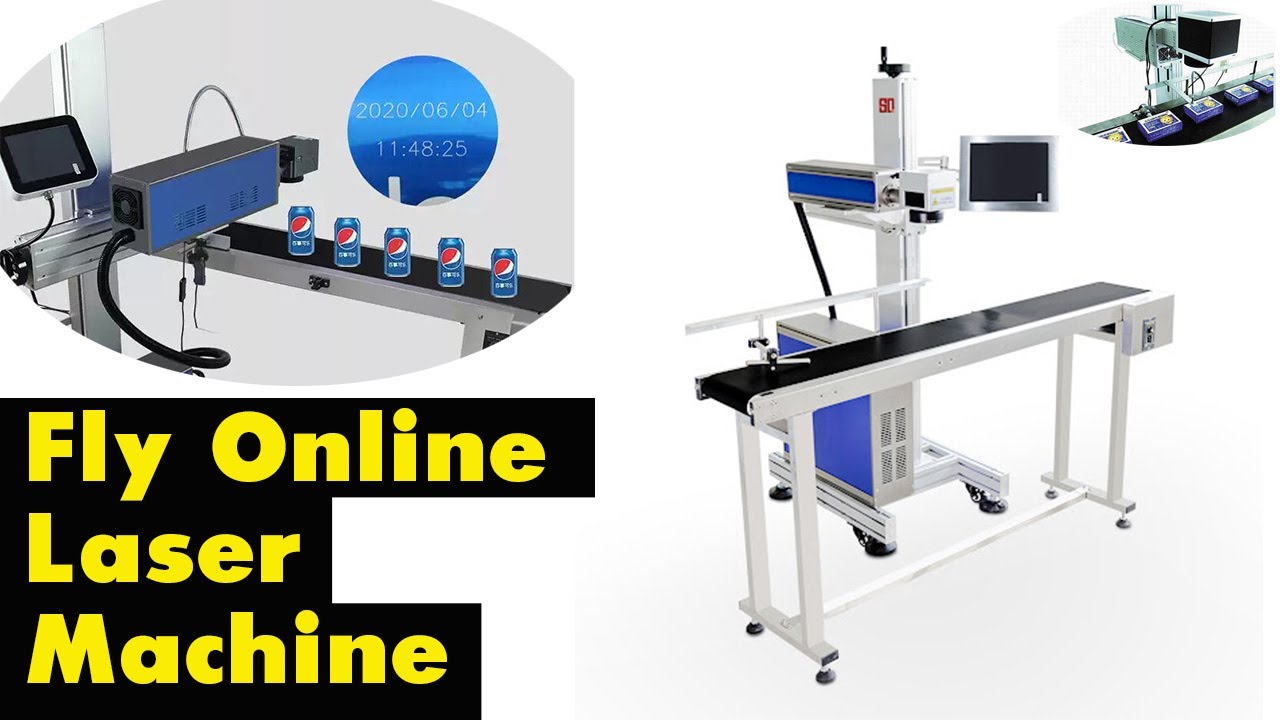 Industrial Fly Laser Marking Machine | Online Flying Fiber Laser ...