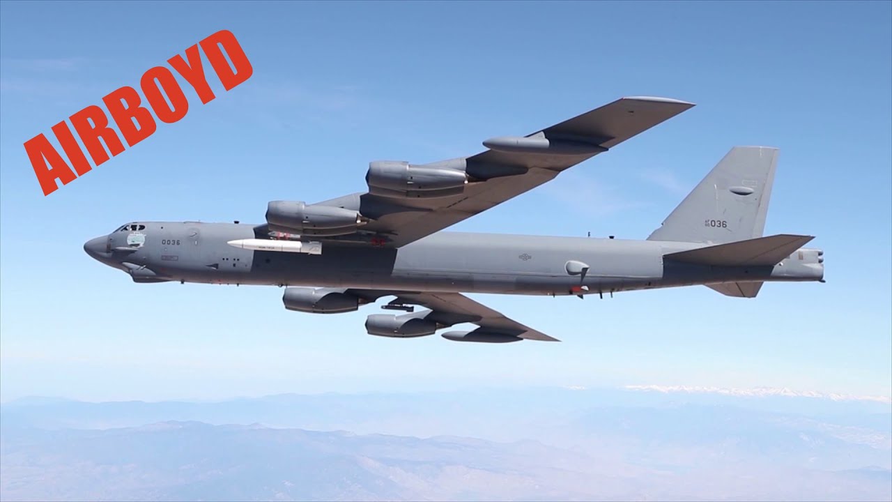 B-52 Carries AGM-183A Hypersonic Missile - YouTube