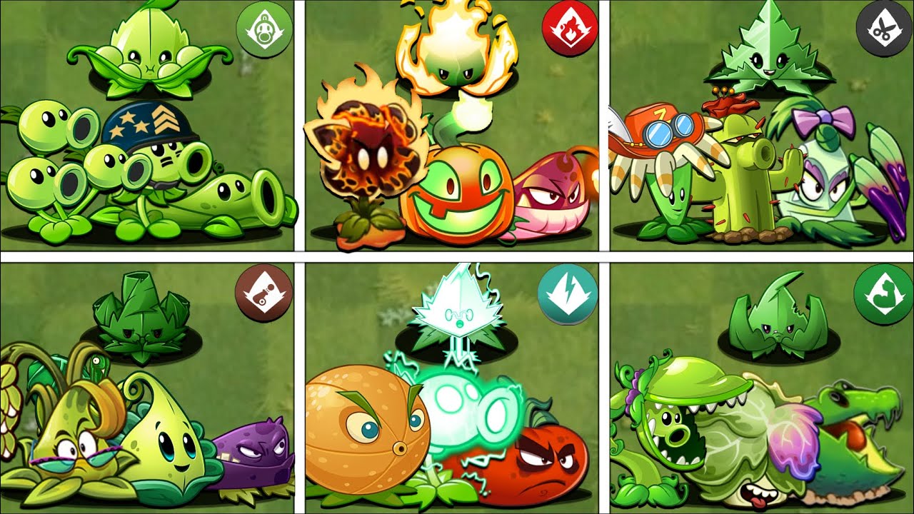PVZ 2 - 6 Best Family Plants BattleZ! - Team Plants vs Team Plants ...