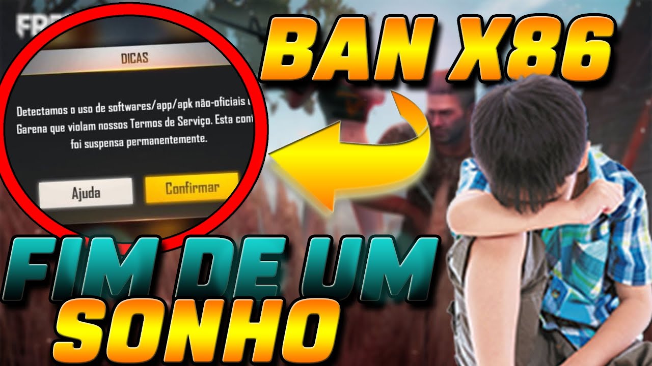 ESSE É O MOTIVO DE GERAL TÁ TOMANDO BAN NO FREE FIRE X86 O FREE FIRE DA ...
