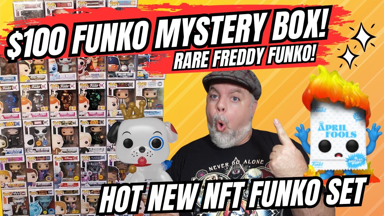 Rare Freddy Funko Pop! $100 PopKingPaul Mystery Box! April Fools Series ...