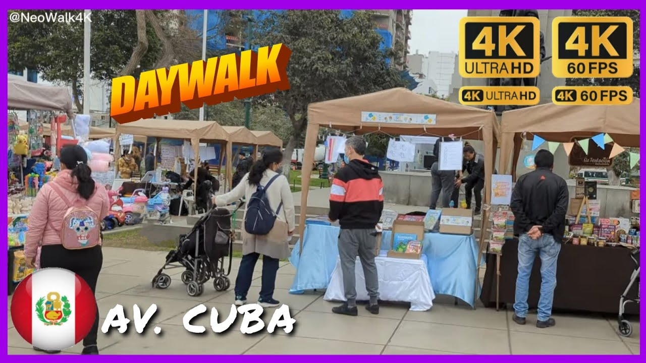 Av. CUBA / Lima 4K HDR / Walk 2022 🇵🇪 - YouTube