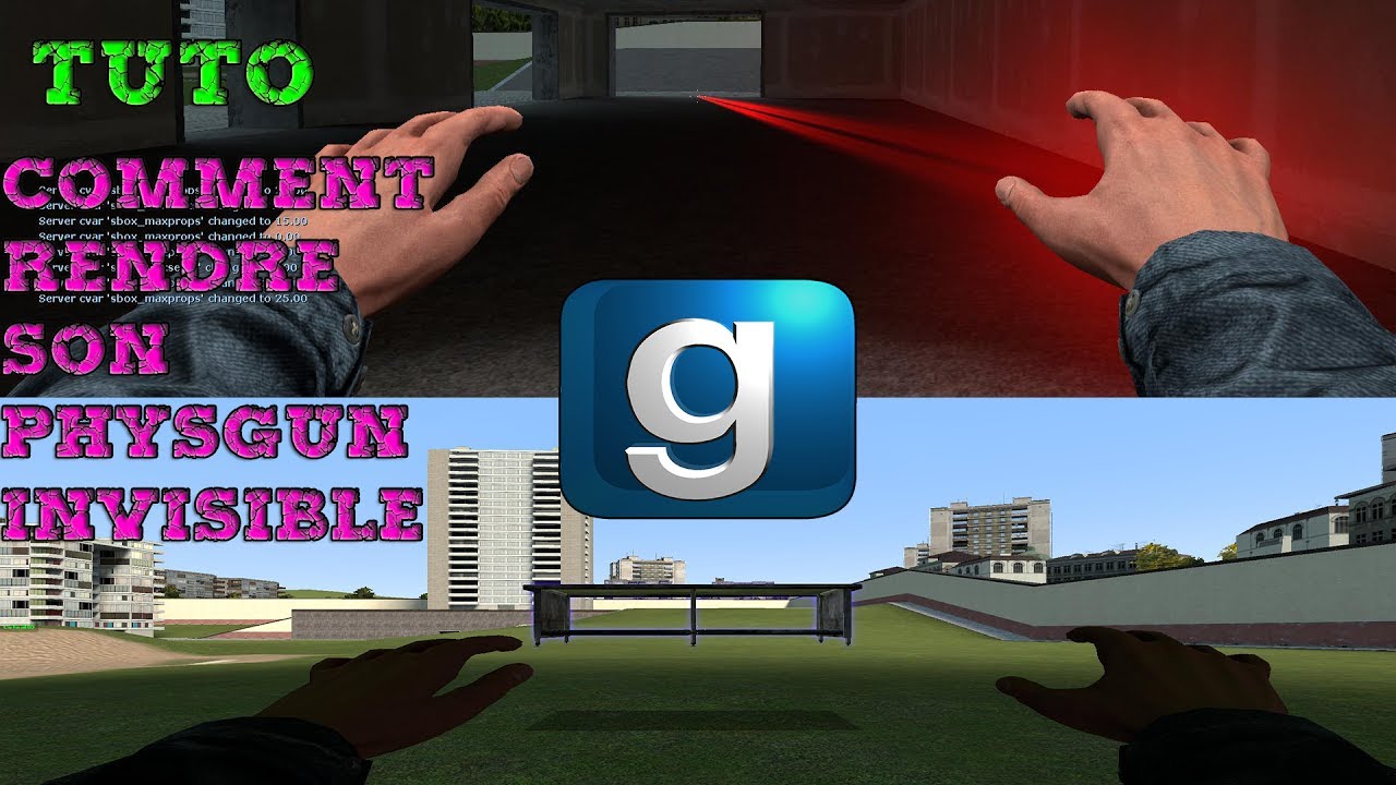 TUTO GMOD - COMMENT RENDRE SON PHYSGUN INVISIBLE ! - YouTube