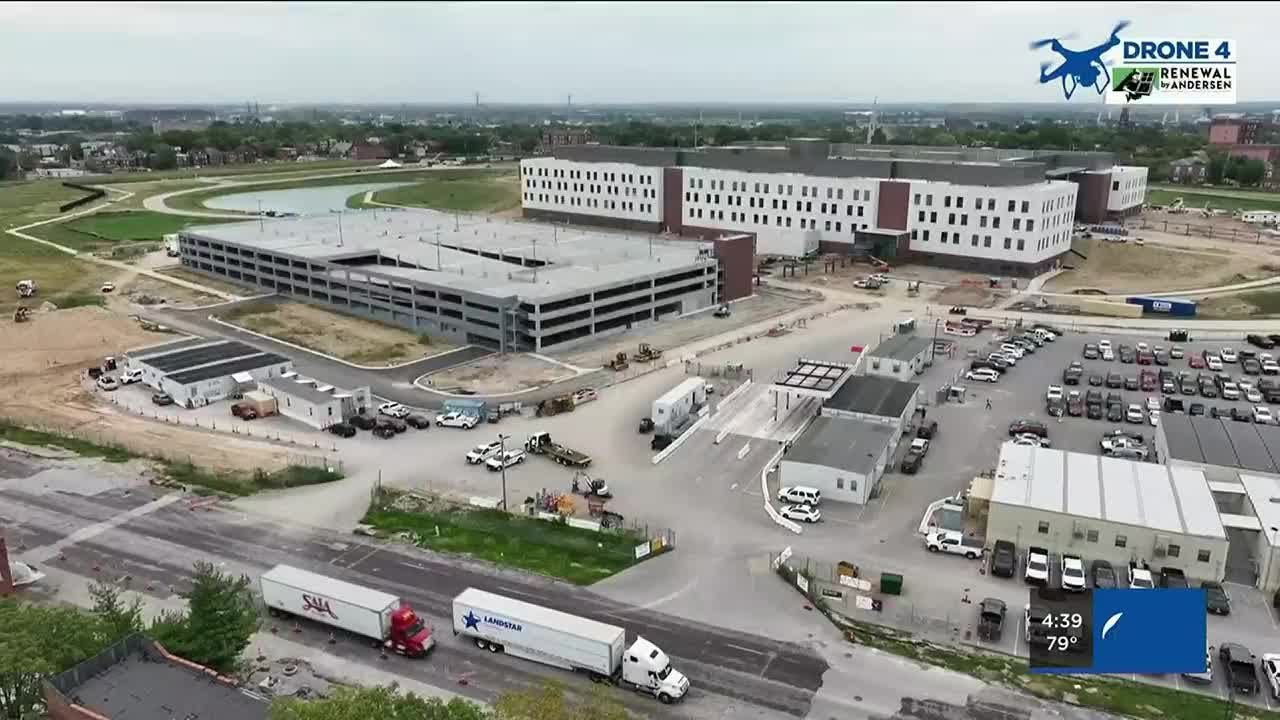 Drone 4 over the new NGA campus - YouTube
