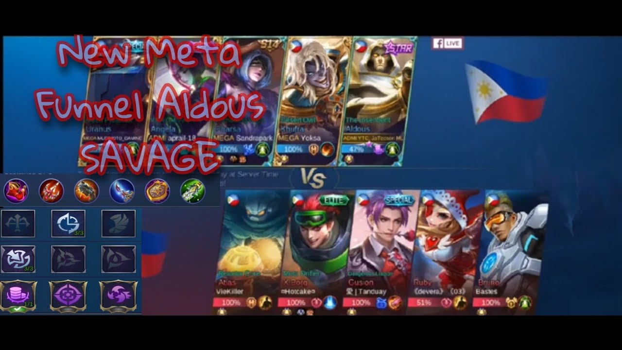 New Meta Aldous Funnel. Savage - Admiral eSports - YouTube