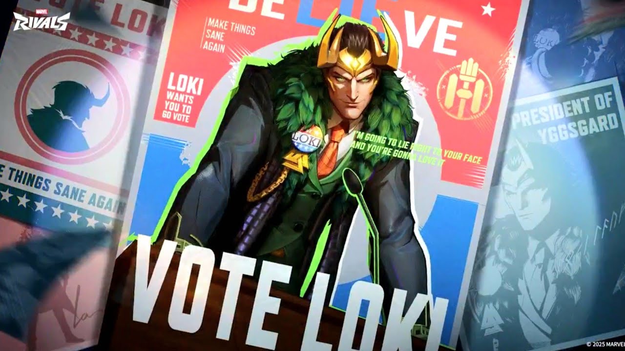 Marvel Rivals - NEW President Loki Gameplay & MVP Animation - YouTube