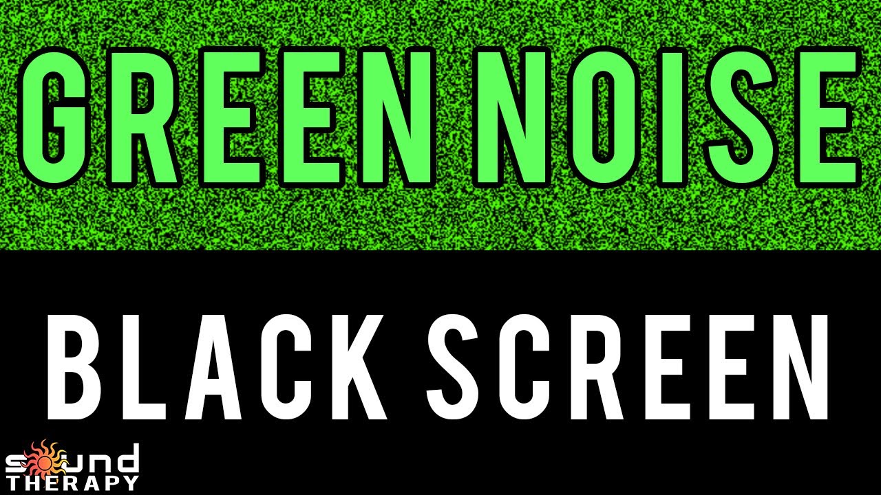 Green Noise | Black Screen |12 Hours No Ads | Relaxing Sounds For Sleep ...