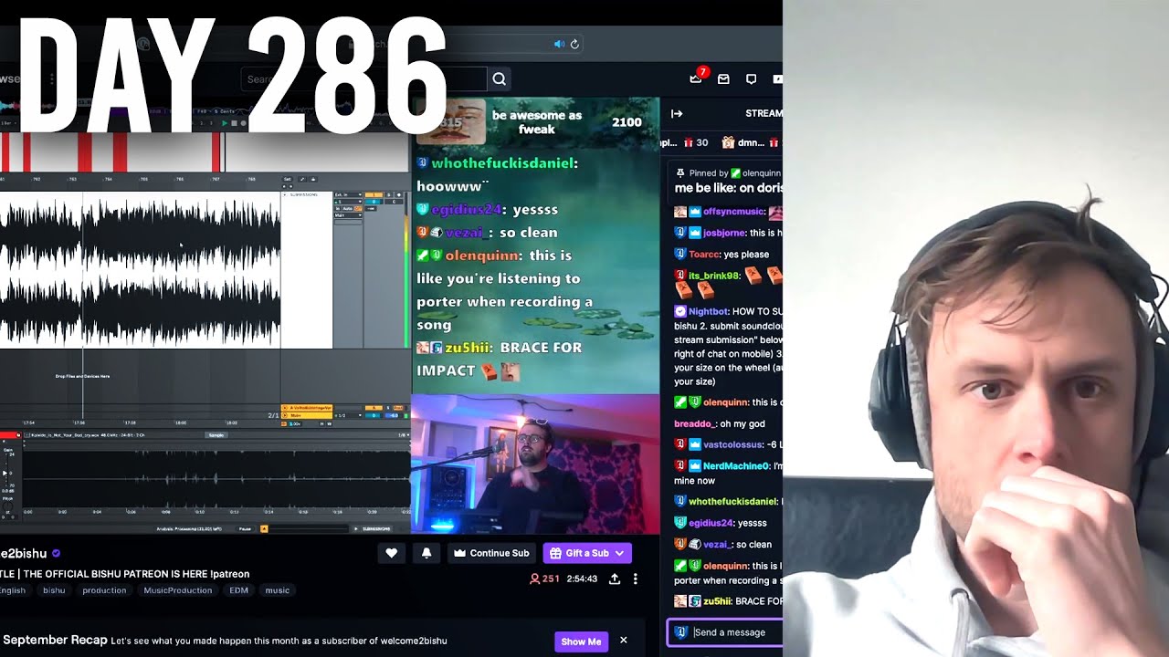 BISHBATTLE - Day 286 of Producing for a Year - YouTube
