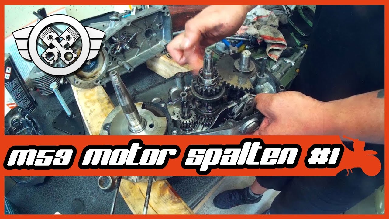 Simson M53 spalten #1 | Erstmal zerlegen | und Spaß dabei =) - YouTube