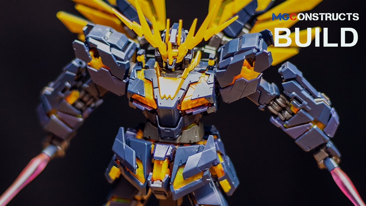RG Banshee | ASMR Speed Build | Beat Build Gunpla - YouTube