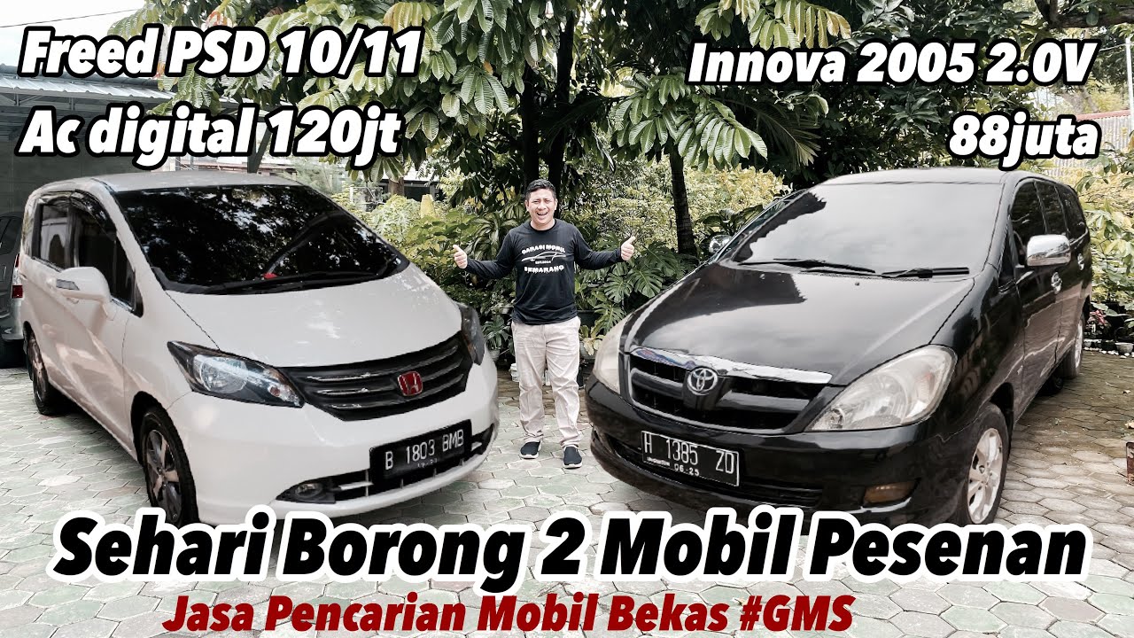 Sehari beli 2 mobil innova 2005 2.0V dan Freed Psd 2010/2011 Ac Digital ...