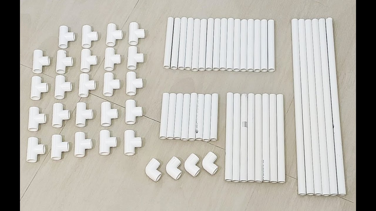 PVC pipe cloth rack | All purpose rack | PVC pipe multipurpose rack ...