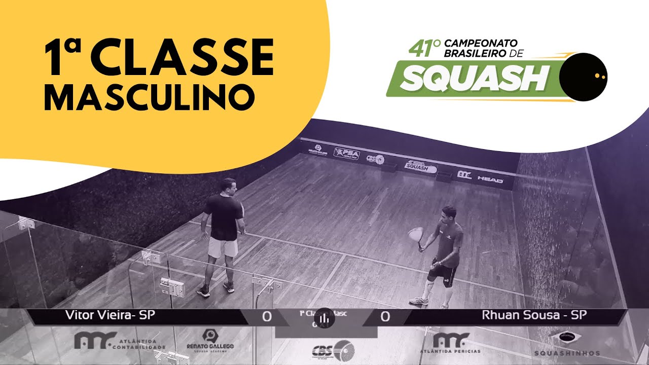 FINAL - 1ª Classe Masculina 🏆 Campeonato Brasileiro de Squash 2020 ...