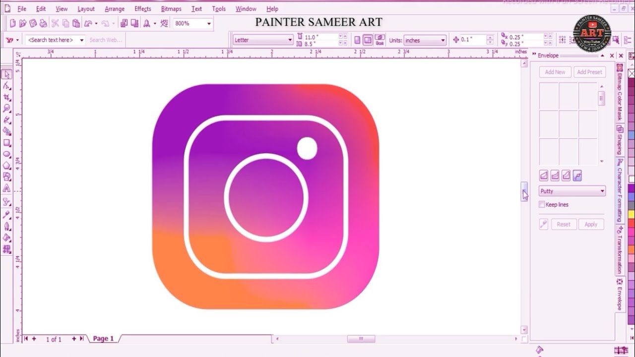 latest Instagram logo draw // how to make Instagram // #instagram coral ...