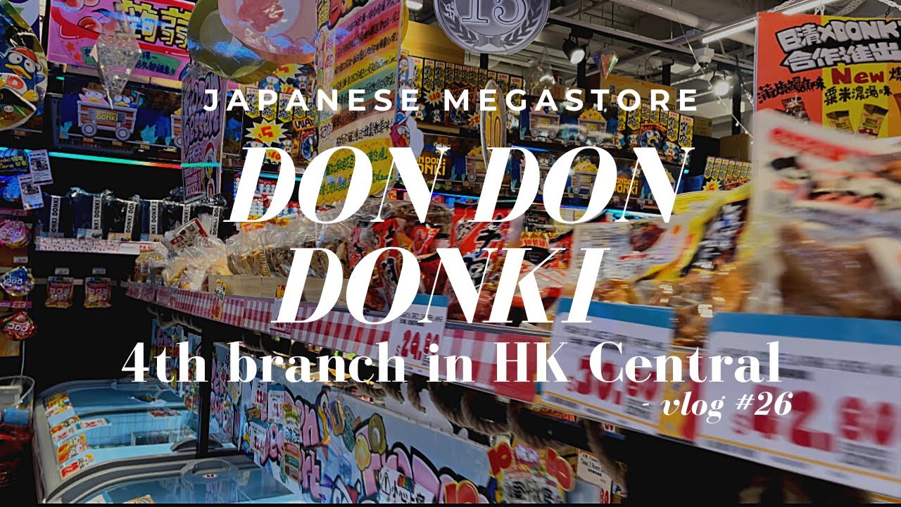 DON DON DONKI JAPANESE MEGASTORE IN HONG KONG | Rey Tee V - YouTube