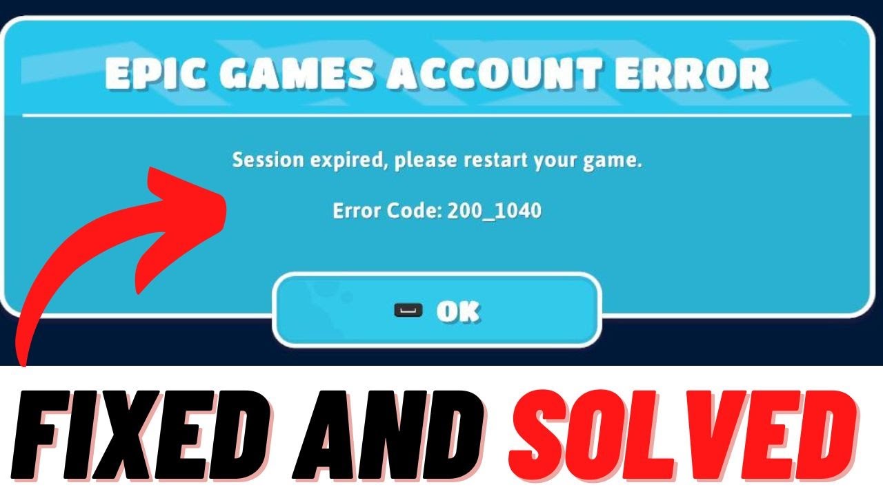 How To Fix Fall Guys Error Code 200 1040 200 001 Authentication