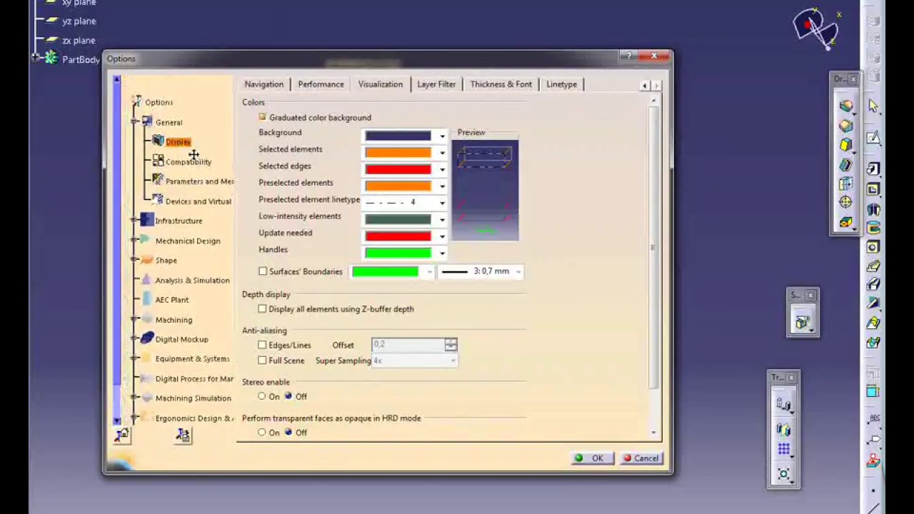 CATIA: Change Background/ 更改Catia背景 - YouTube