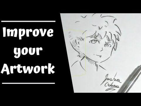 HOW TO IMPROVE YOUR ARTWORK / Achieve clean line work - YouTube