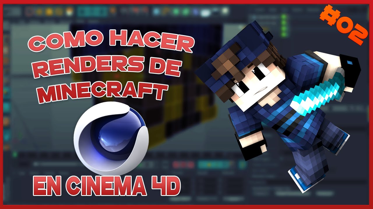 Tutorial Como Hacer Un Render De Minecraft En Cinema 4D| Rig Extrude & Posé | (2/2) - YouTube