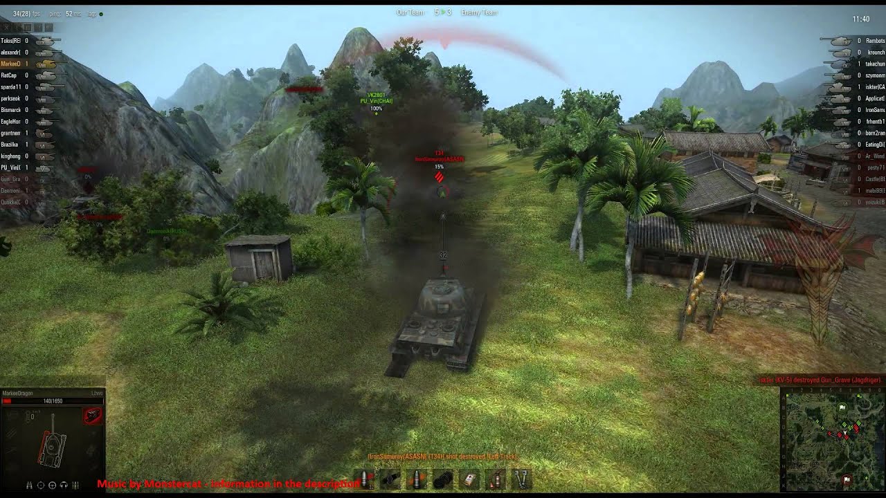 World of Tanks Music Video - Cliff Jumping - YouTube