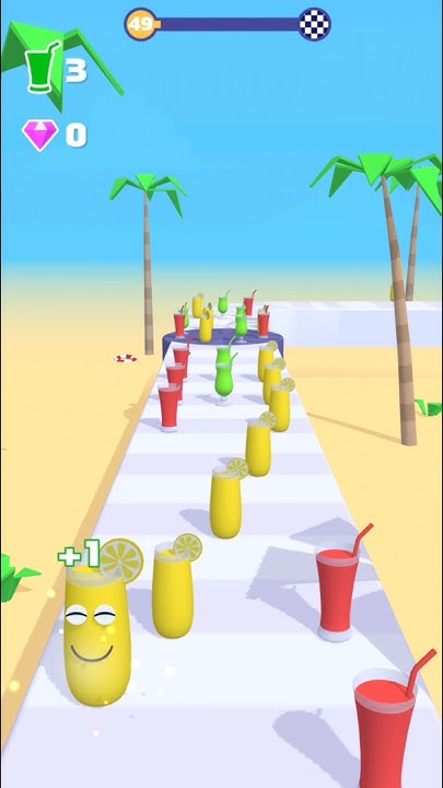 49 Juice Run 🥤 😝🧃 👾 Satisfying And Relaxing ASMR Sound Gameplay. #stmkgaming #shorts #gaming ...