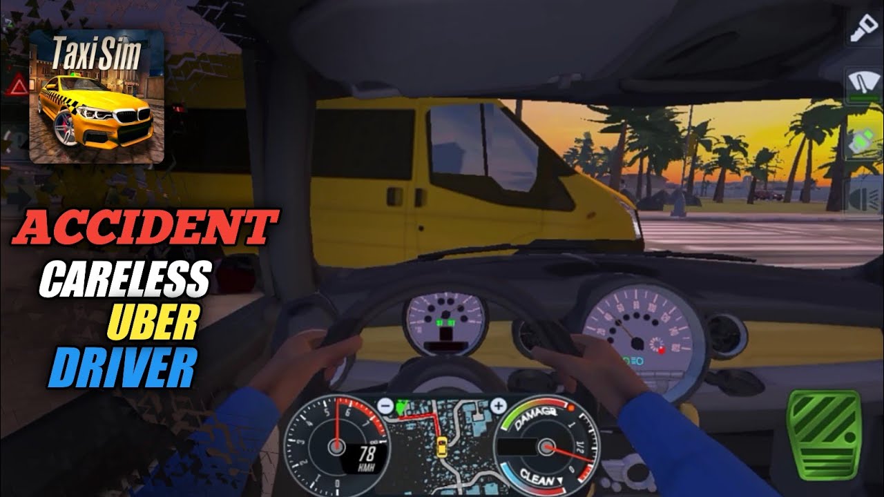 Uber Driver Mini Cooper - Careless Driving I Taxi Sim 2020 Gameplay ...