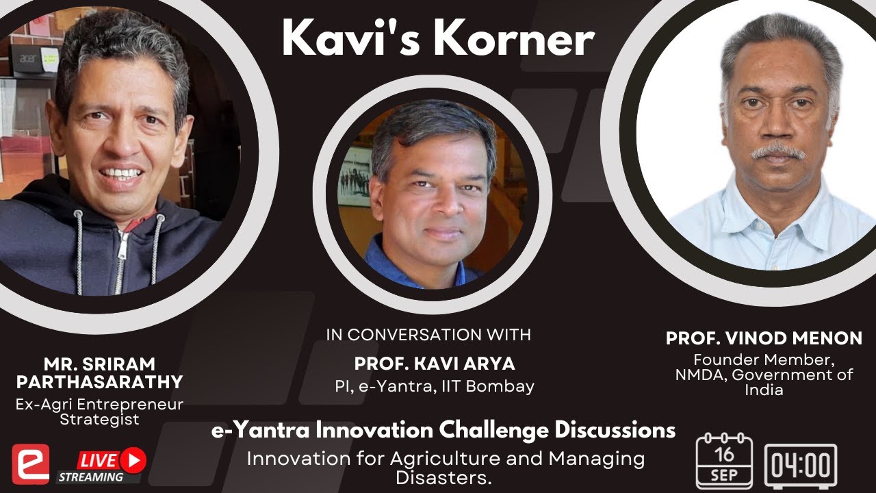 Kavi's Korner Episode 20: Innovation for Agriculture and Managing ...