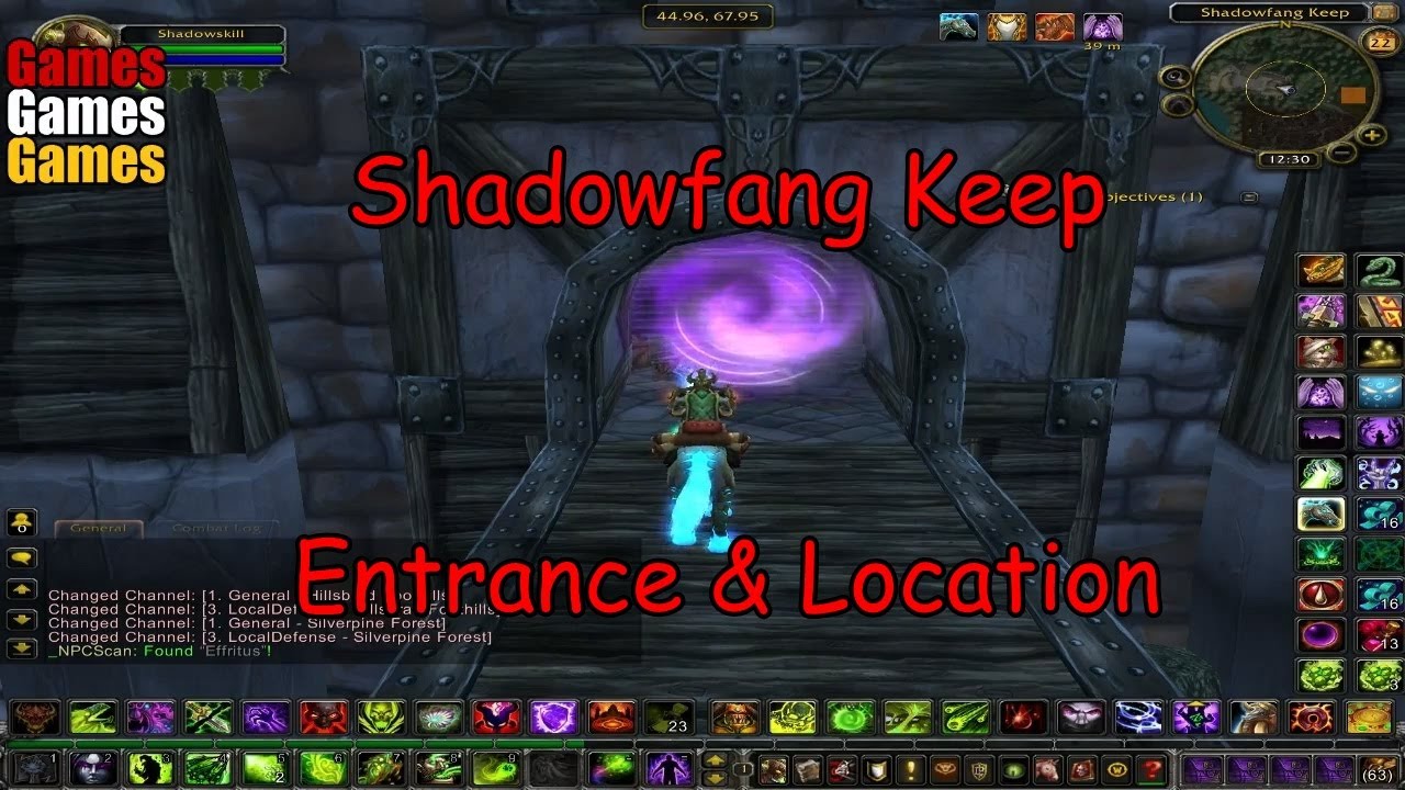 Shadowfang Keep Entrance & Location World of Warcraft Original Dungeons ...