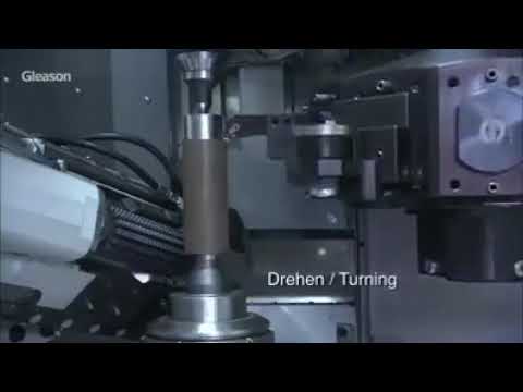 Gleason gear cutting machine - YouTube