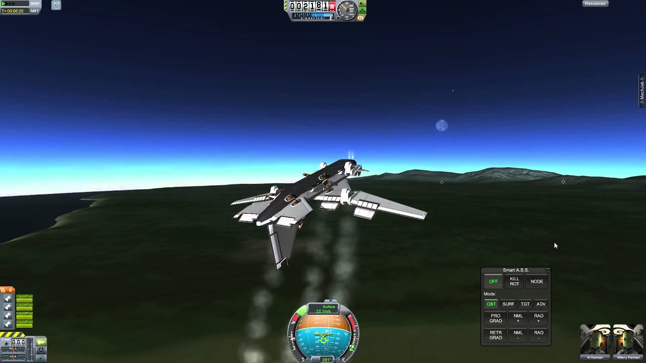 KSP: VTOL Aerobatic Maneuver - YouTube