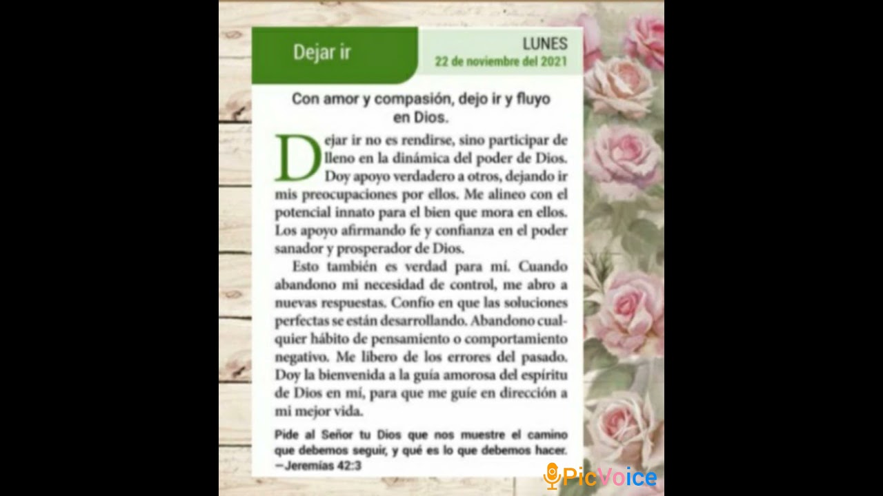 La palabra diaria unity de 22/11/2021 - YouTube