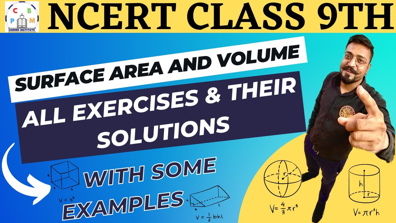 SURFACE AREA & VOLUME | L-1 CHAPTER INTRODUCTION | EXAMPLES | AND THEIR ...