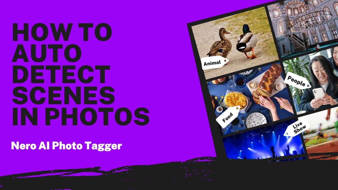 How to Auto Detect Scenes in Photos | Nero AI Photo Tagger Tutorial - YouTube