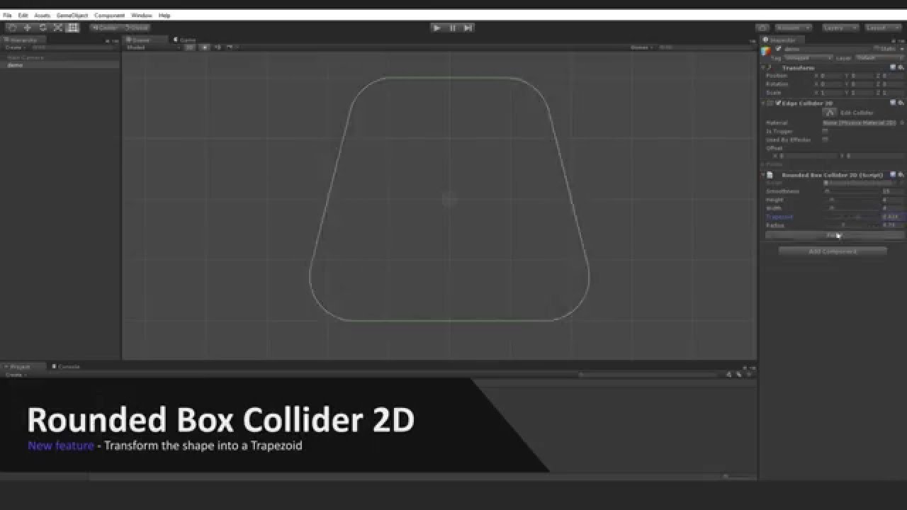 [Update] Rounded Box Collider 2D - Trapezoid - YouTube