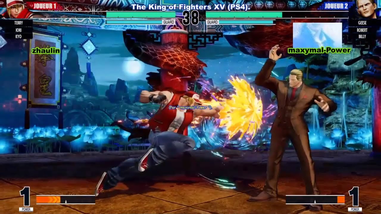 KOF XV (Version 1.53) - 3 to Zero as Geese versus " zhaulin (Terry ...
