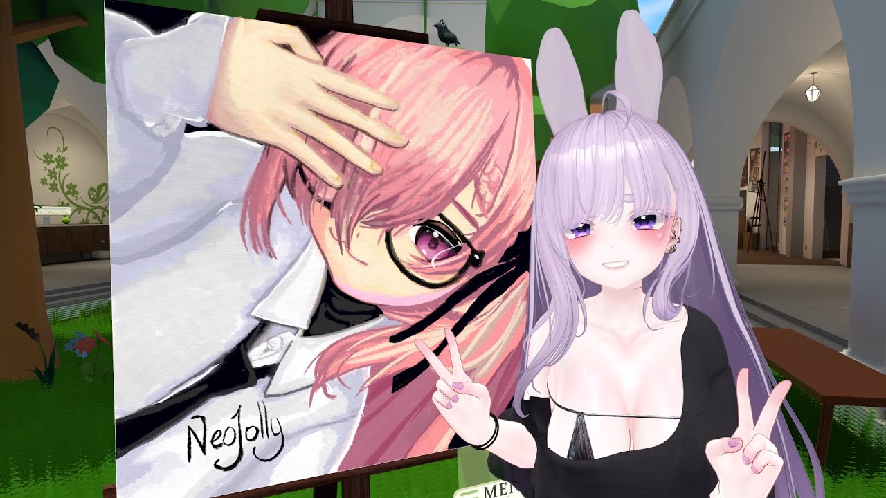 Painting in VR Nanami 031 - #vrchat #painting #FinishingTouch # ...