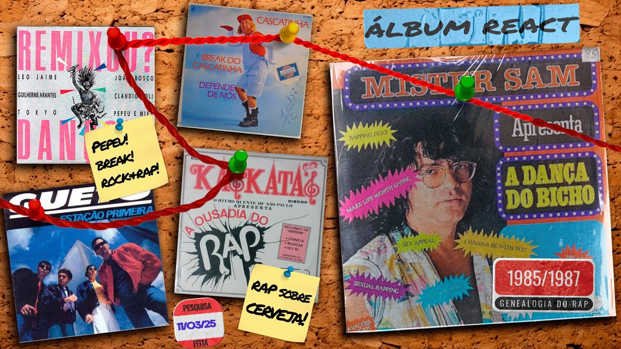 ÁLBUM REACT | Singles e os primeiros ''Raps'' lançados no Brasil (1985/ ...
