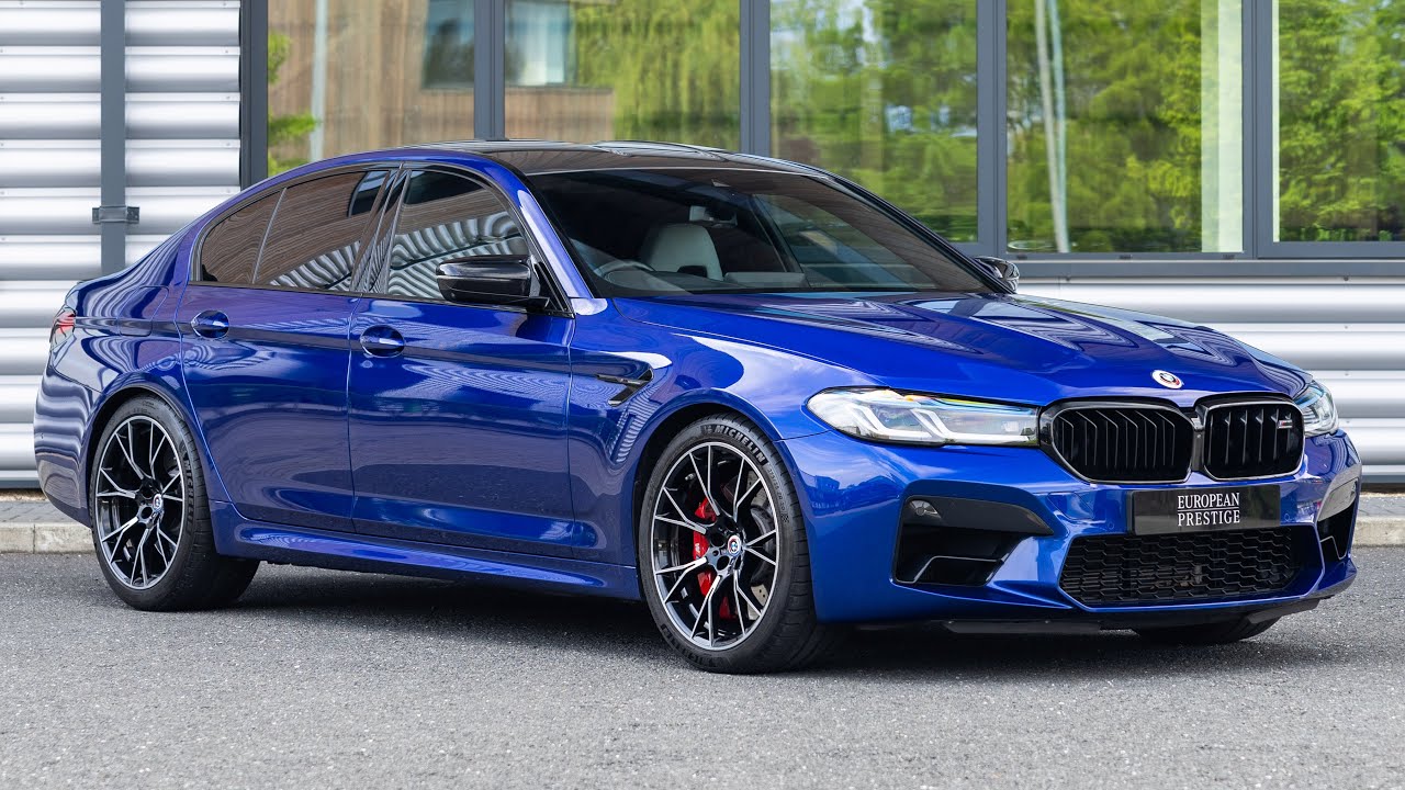 2022 BMW M5 Competition - Marina Bay Blue Metallic - Walkaround (4K ...