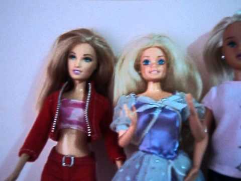 Bonecas: Cidinha anos 80, Barbie,Susi e Mônica - YouTube